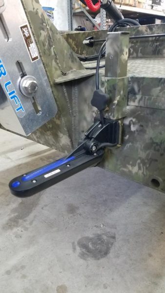 Sliding Transducer Bracket - Gator Trax Boats