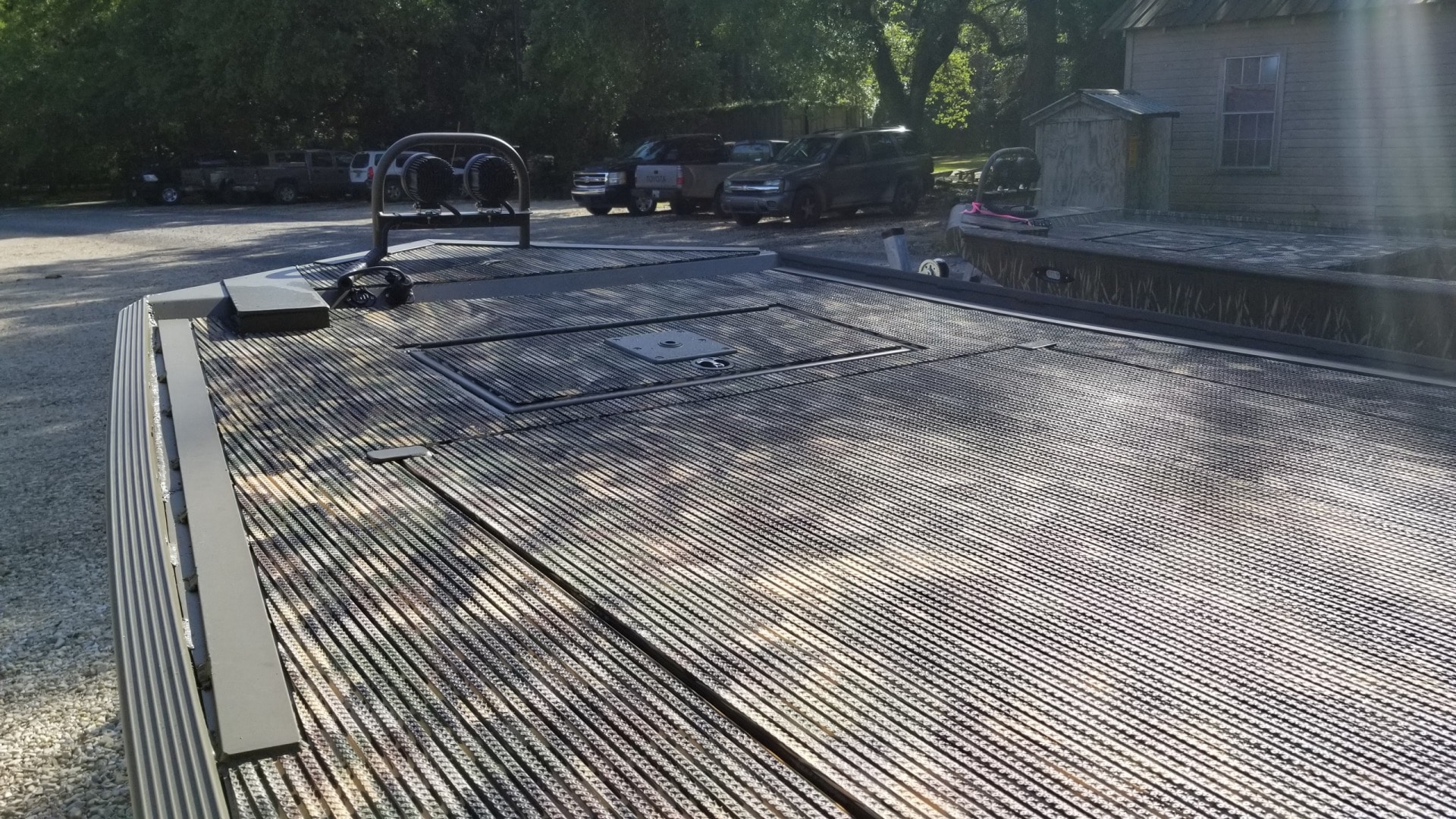 Removable Bowfishing Rails - Gator Trax Boats