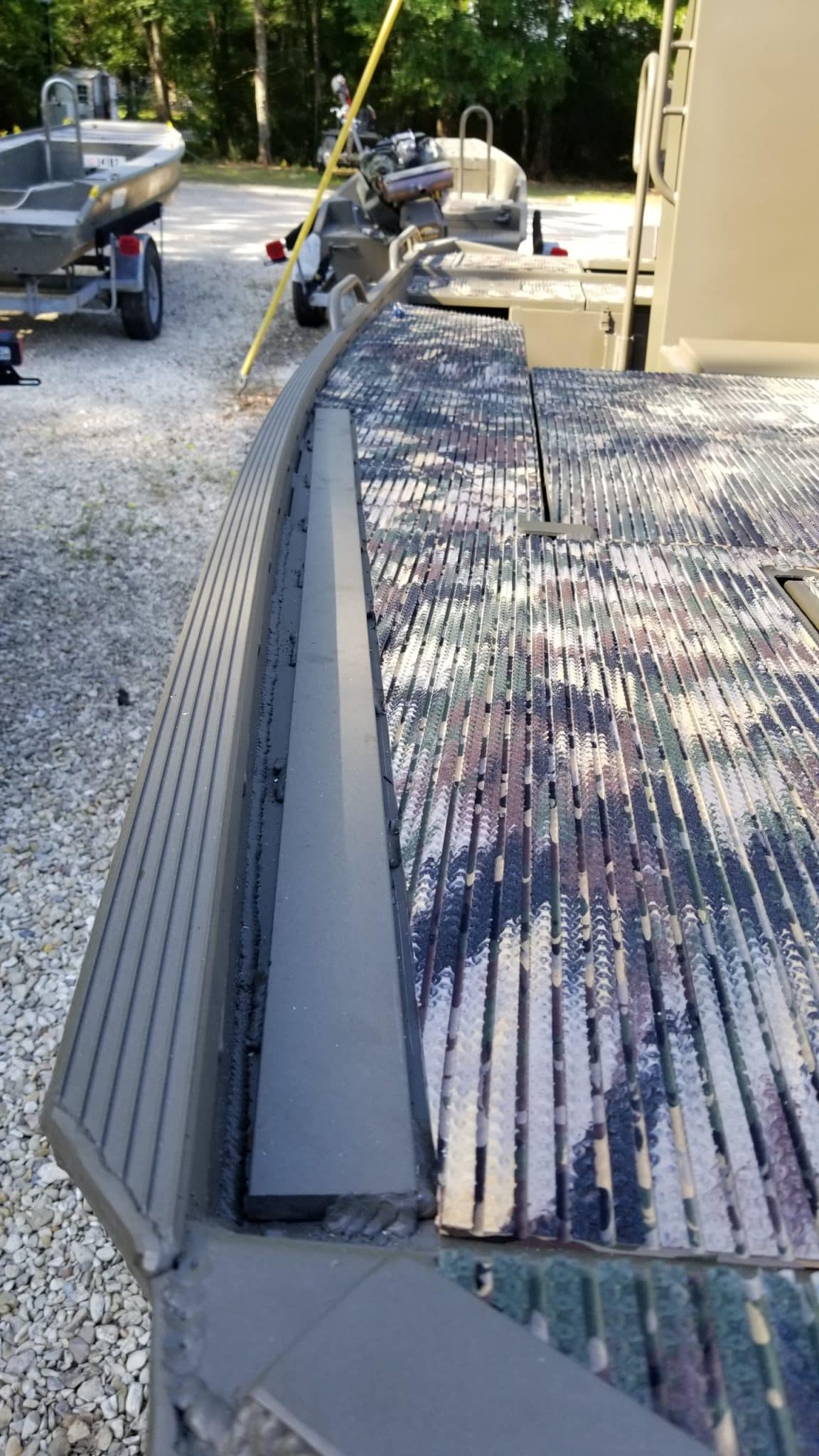 Removable Bowfishing Rails - Gator Trax Boats