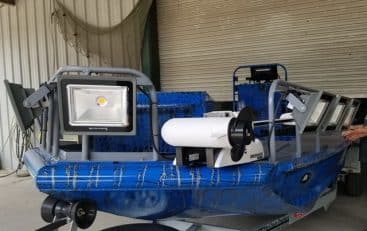 Removable Bowfishing Rails - Gator Trax Boats